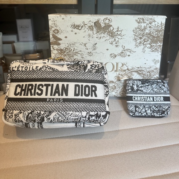 Dior | Bags | Reserved Dior Beauty Plan De Paris Map Pouch Bundle ...